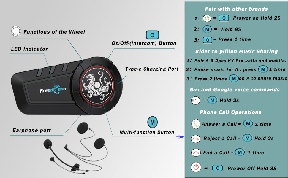 Freed Conn KY Pro Intercom – www.ls2helmetspk.com