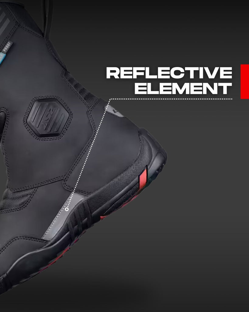 LS2 Goby Man Boots Black H-V Yellow Waterproof – www.ls2helmetspk.com