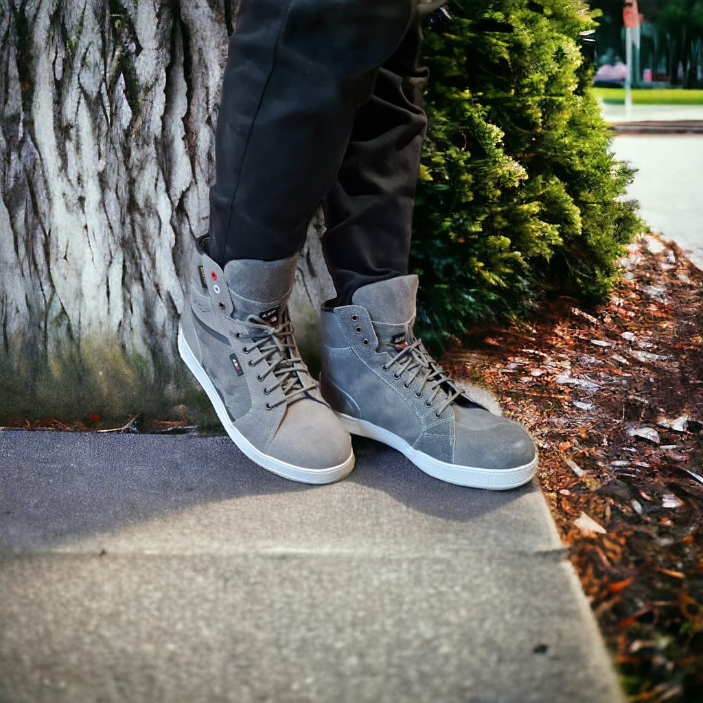 LS2 Downtown Man Boots Dark Grey Waterproof – www.ls2helmetspk.com