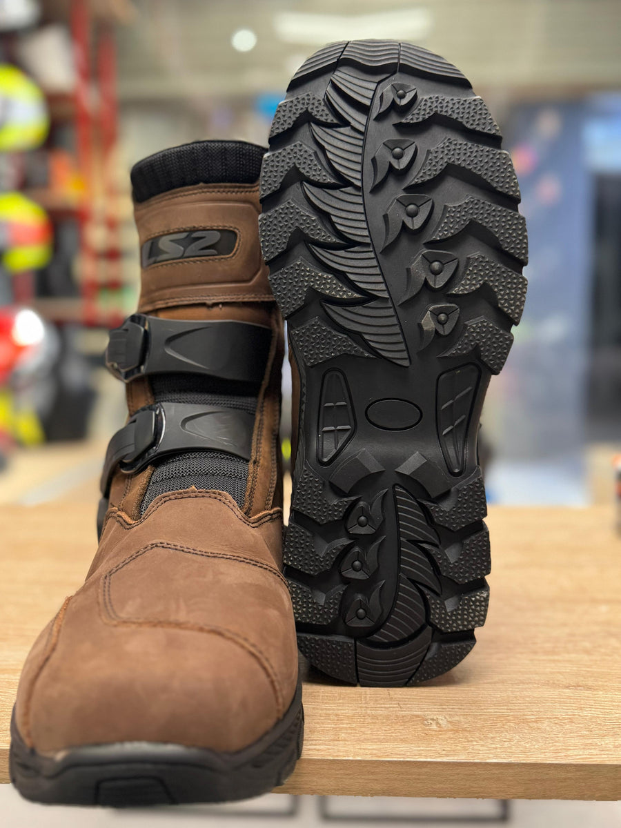 LS2 ADVENTURE MAN BOOTS W/P BROWN – www.ls2helmetspk.com
