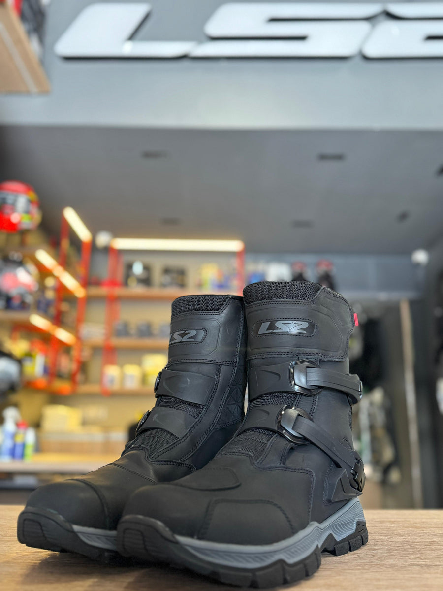 LS2 ADVENTURE MAN BOOTS W/P BLACK – www.ls2helmetspk.com