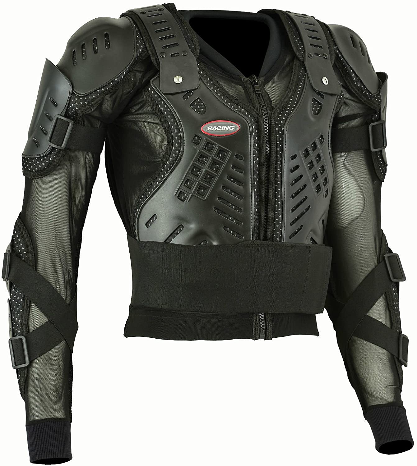 Body Armour Zipper Black – www.ls2helmetspk.com